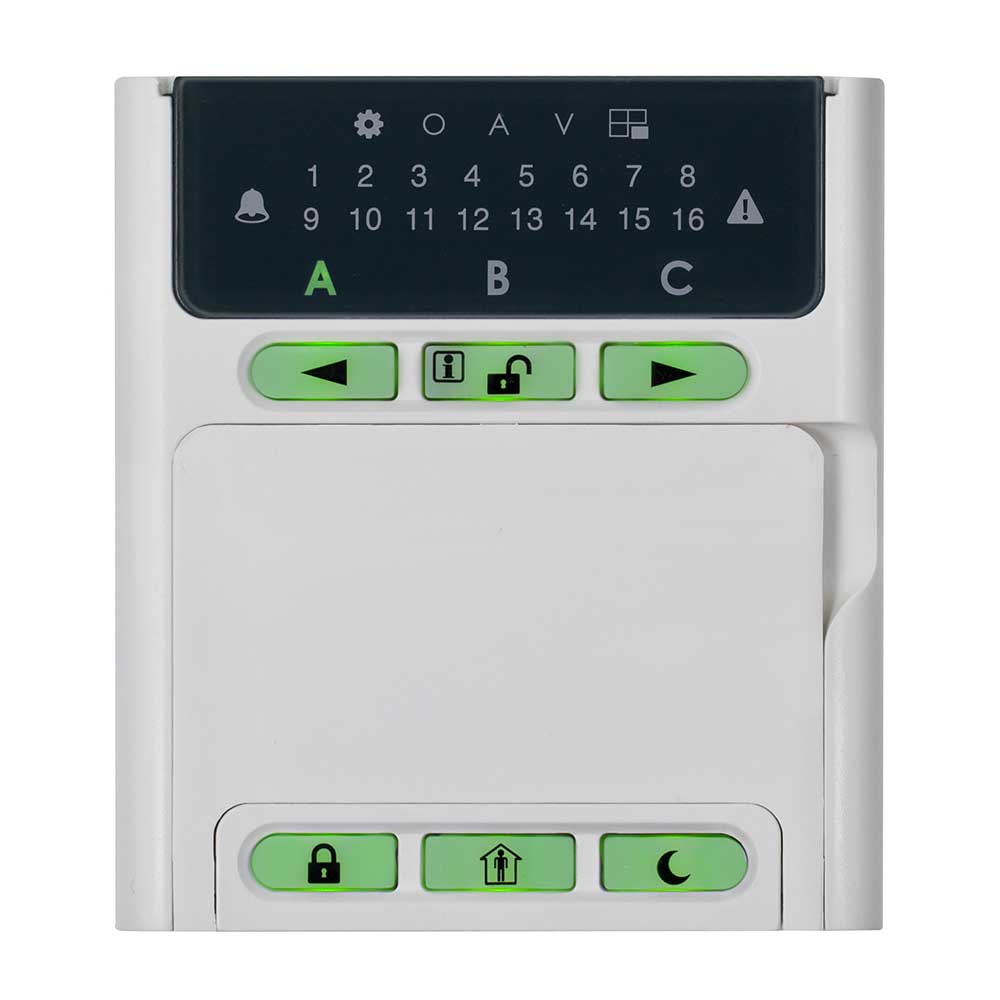 Teletek Eclipse LED16A Tuş Takımı - Keypad | Teletek Alarm