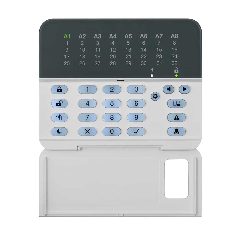 Teletek Eclipse 32 Alarm Paneli + Led 32 Keypad | Teletek Alarm